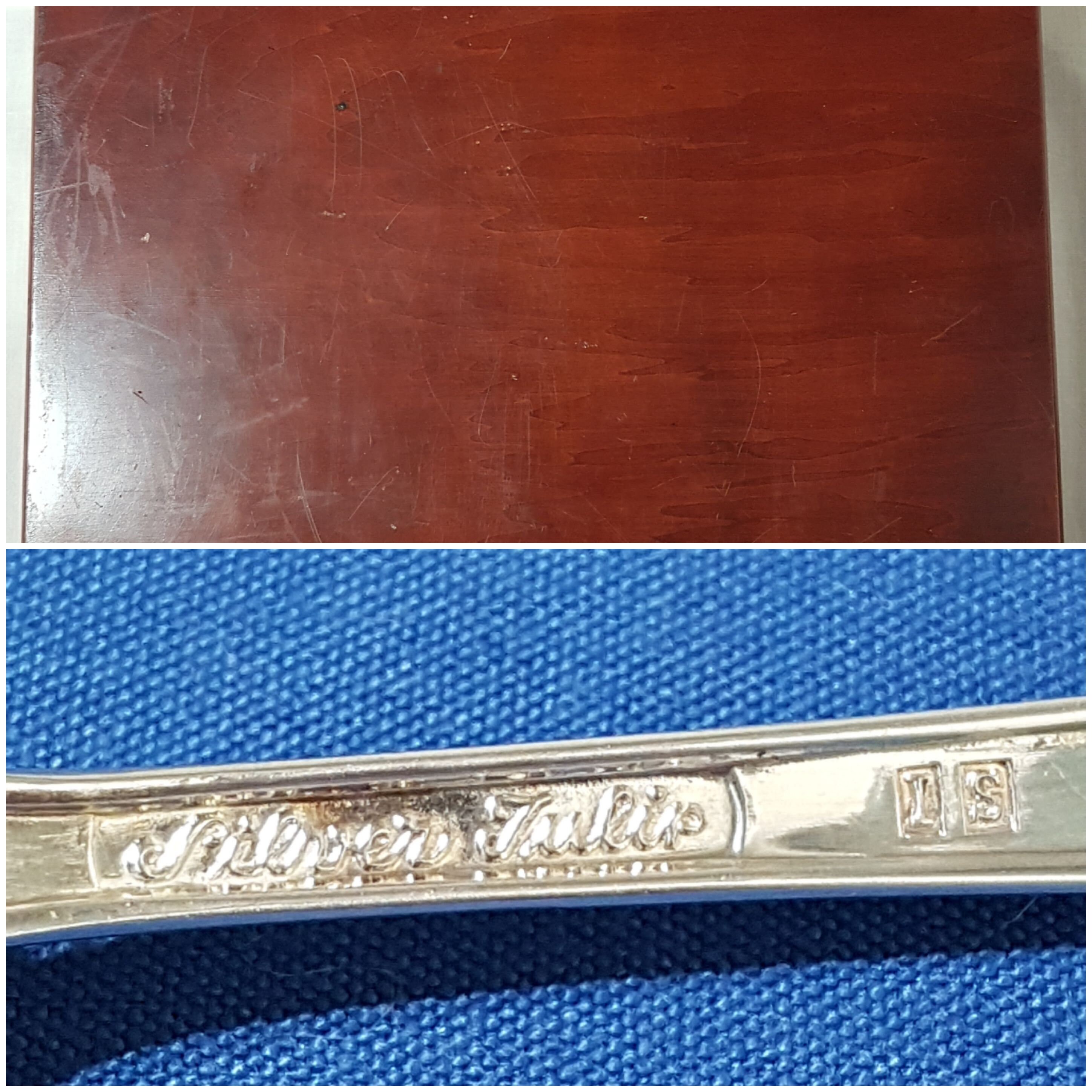 44pc, Vintage Silverplate, Service for 8 with Silverware Chest, Silver ...