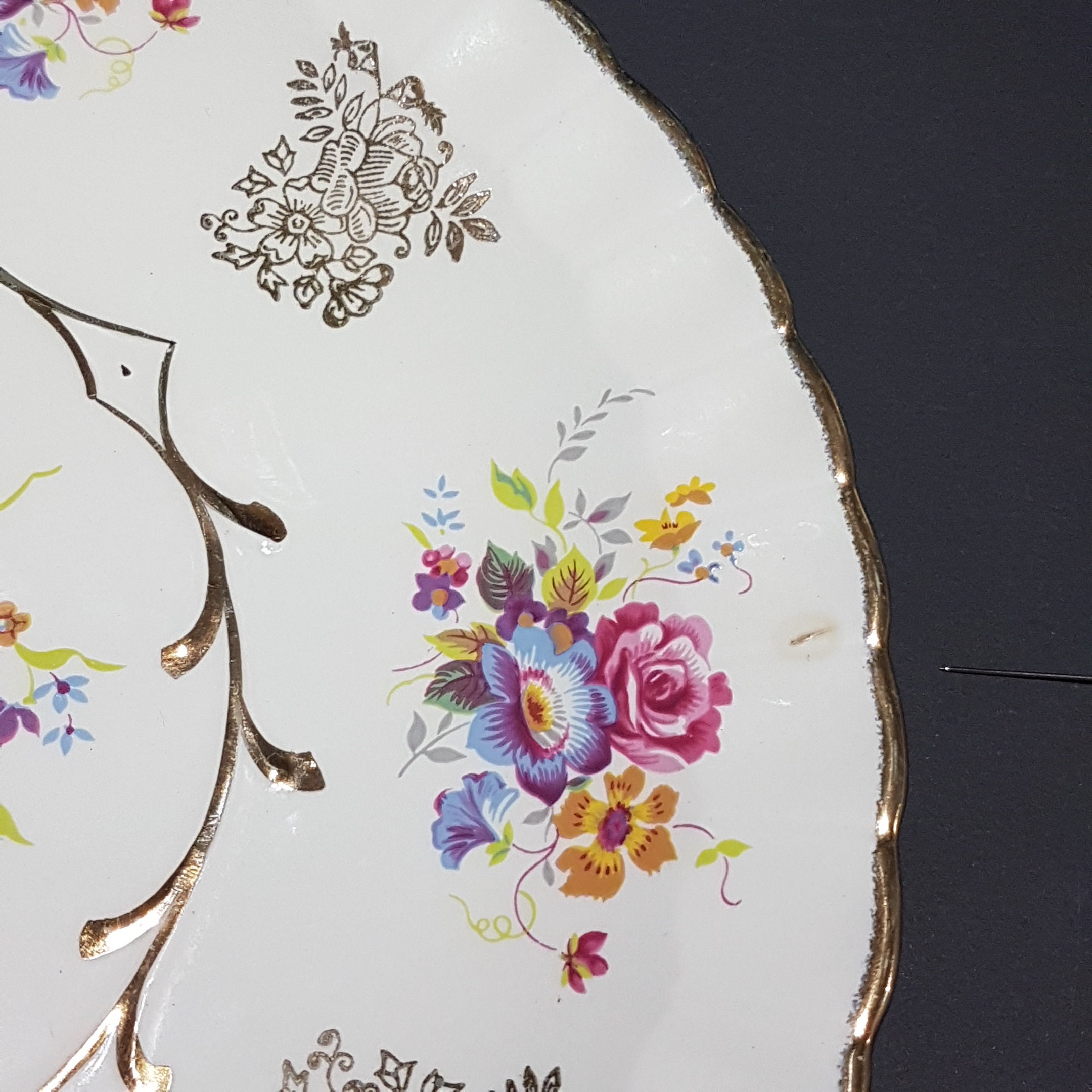 RESERVED Avon Woods & Sons Pedestal Cake Stand, Vintage Cake Plate ...