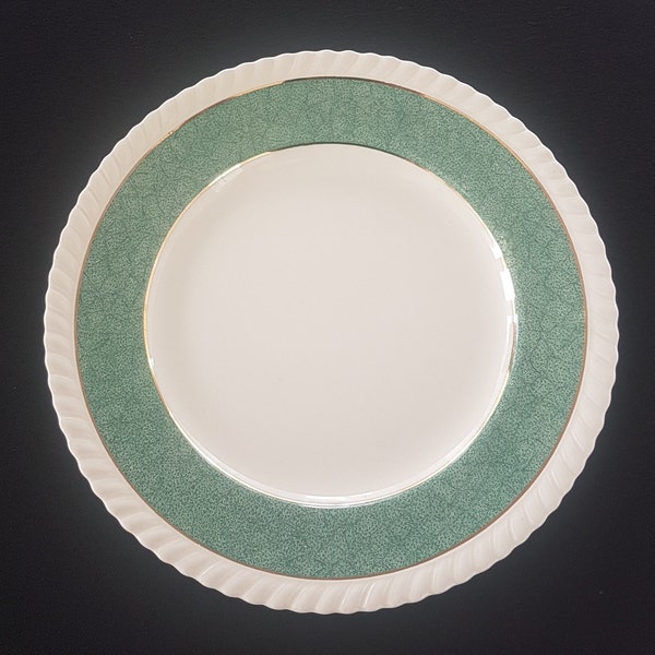 Green Border Plates - Etsy