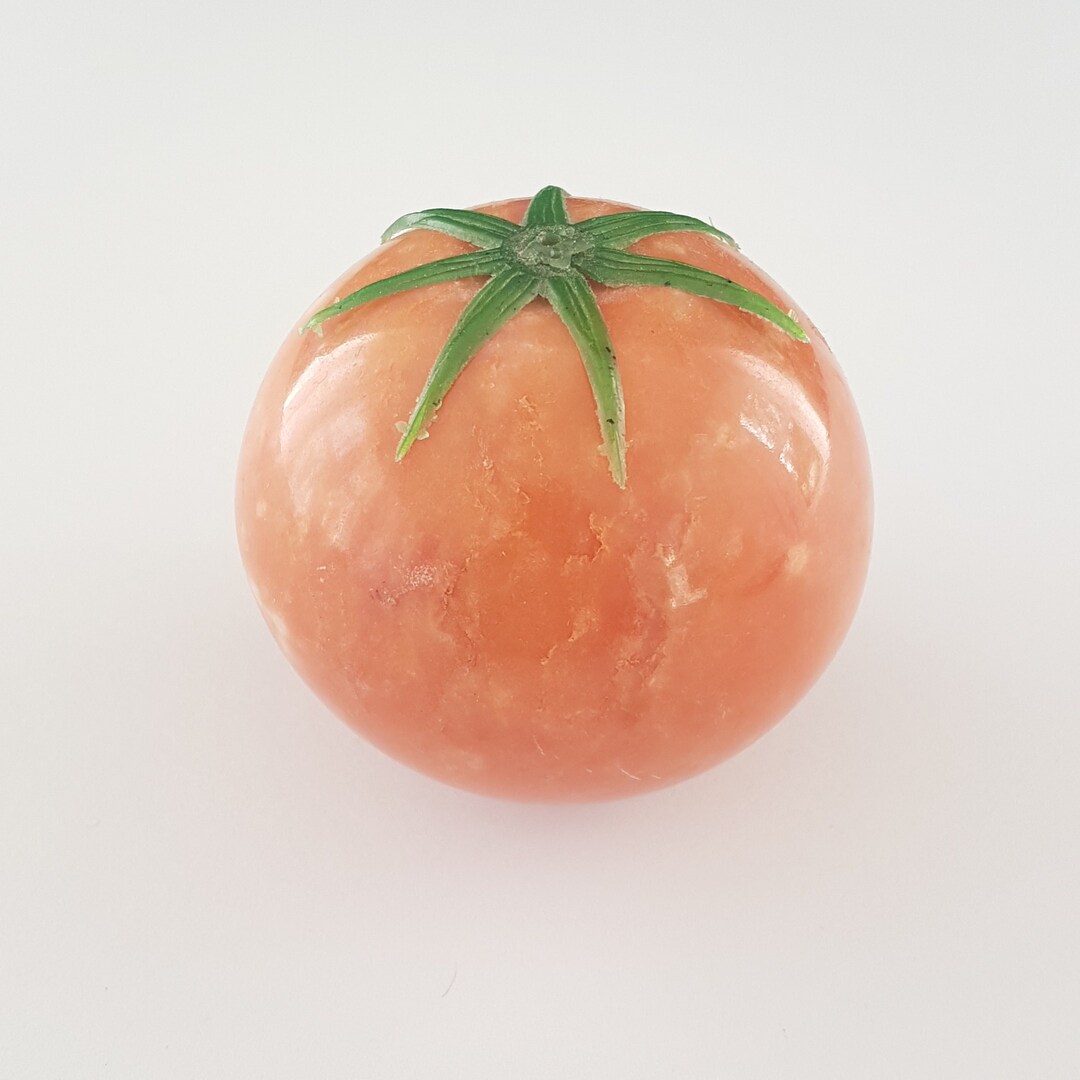 Vintage Alabaster Stone Marble Tomato, Faux Fruit Bowl Filler - Etsy