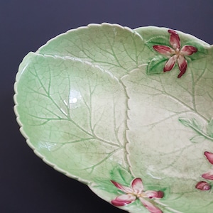 Carlton Ware, Australian Design, APPLE BLOSSOM Green Leaf, Pink Flowers ...
