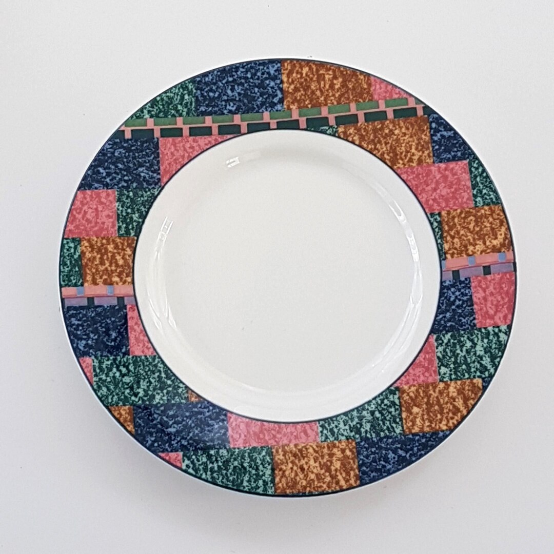 Vintage Victoria & Beale Porcelain Side Plates Heritage Marbled Pattern ...