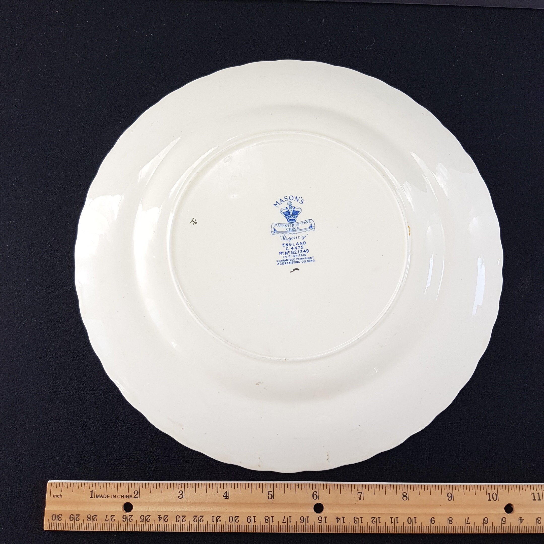 Vintage Masons Regency PLANTATION COLONIAL Ironstone Dinner Plate, 10.5 ...