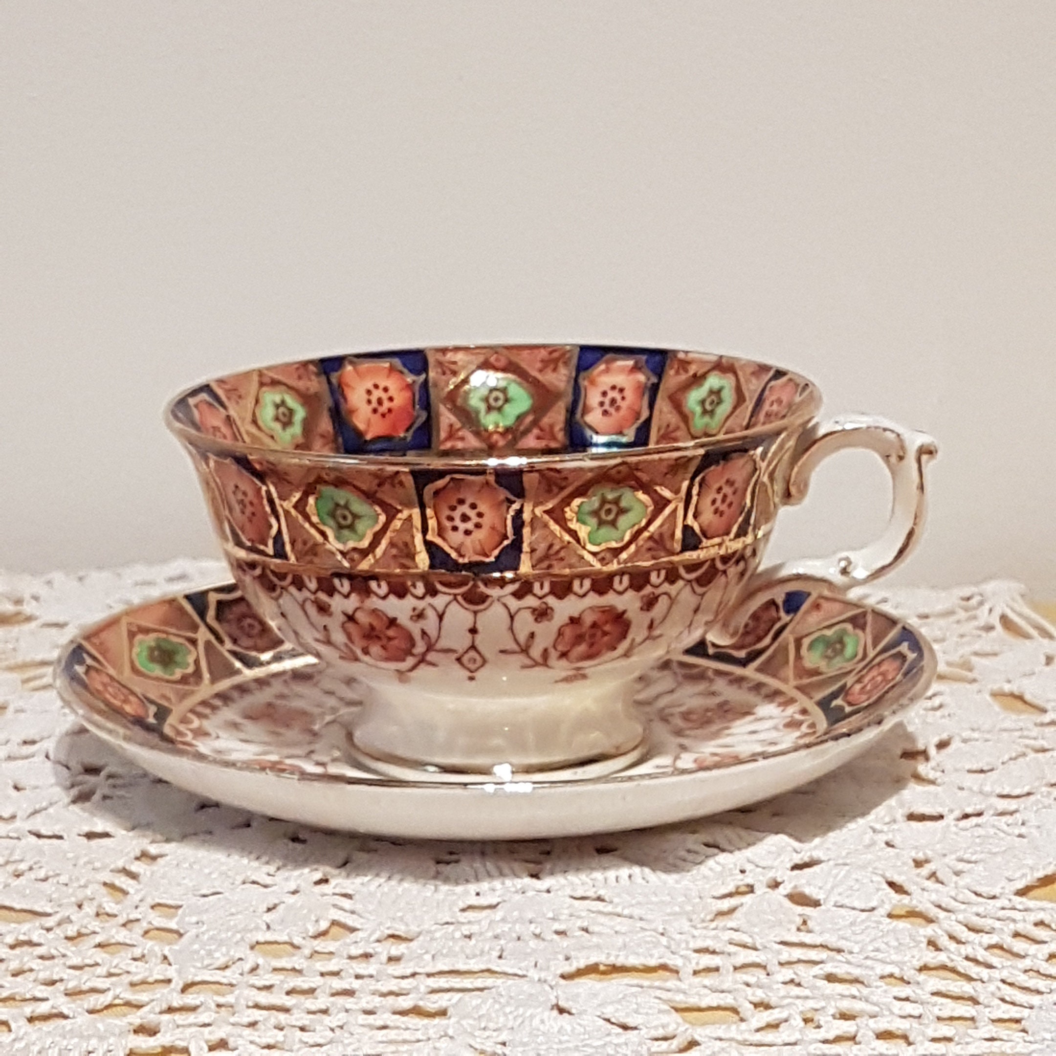 TIQUE Atlas China Teacup, Grimwades Stoke on Trent England, Hand ...