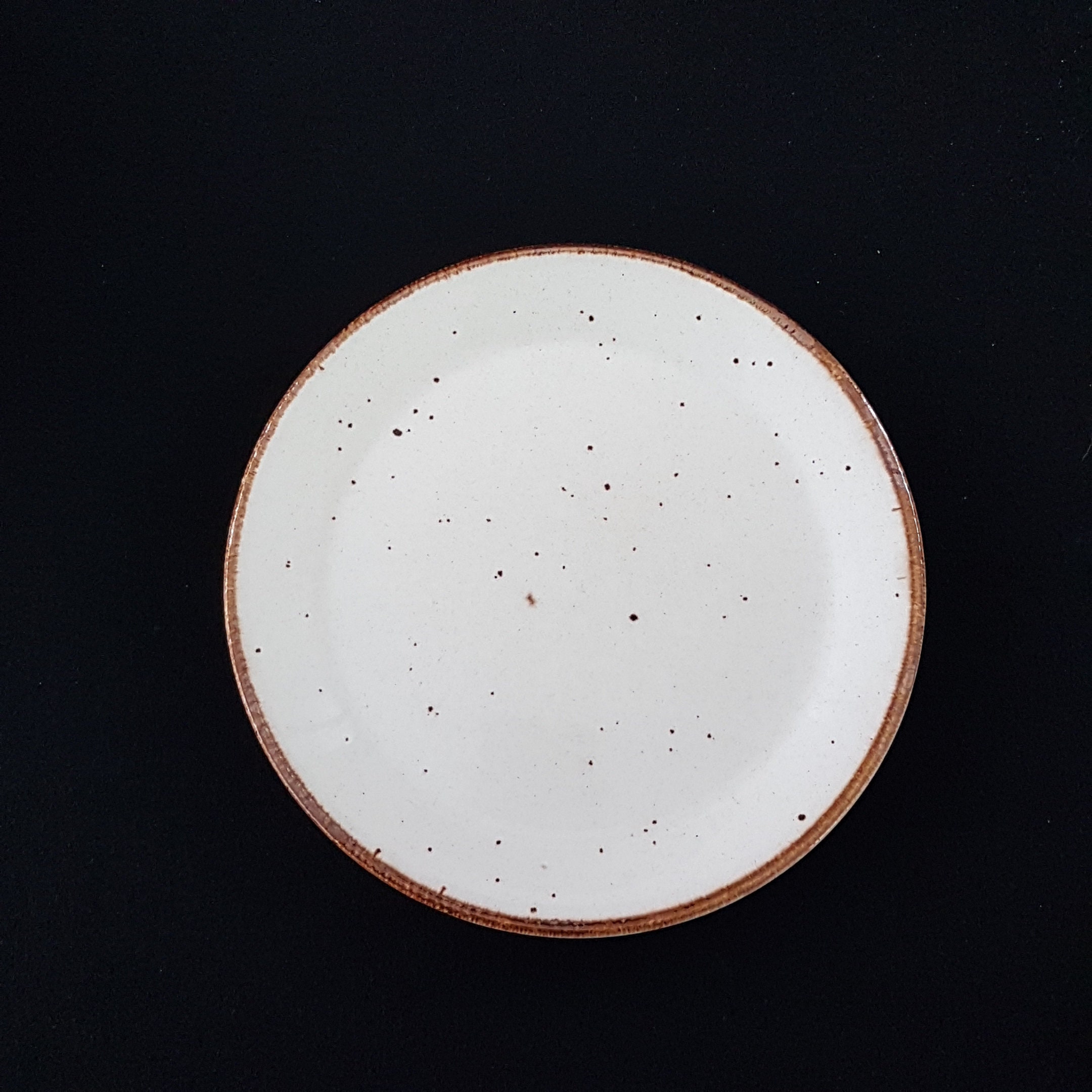 Vintage Stoneware Plates, J G Meakin LIFESTYLE Beige Brown Speckled ...