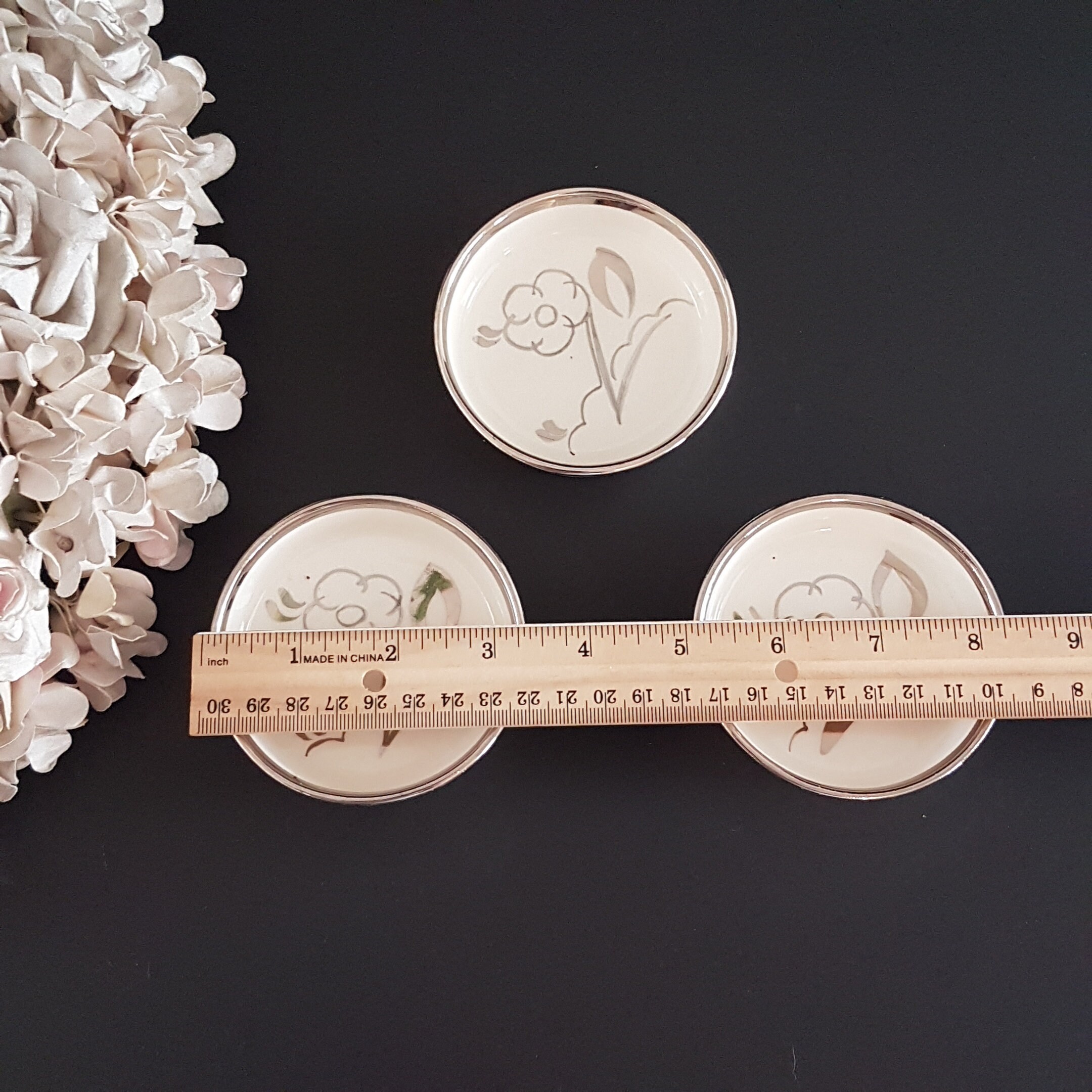 Sandland Ware, Lancasters English Ware Set of 3 Coasters, Sandland ...