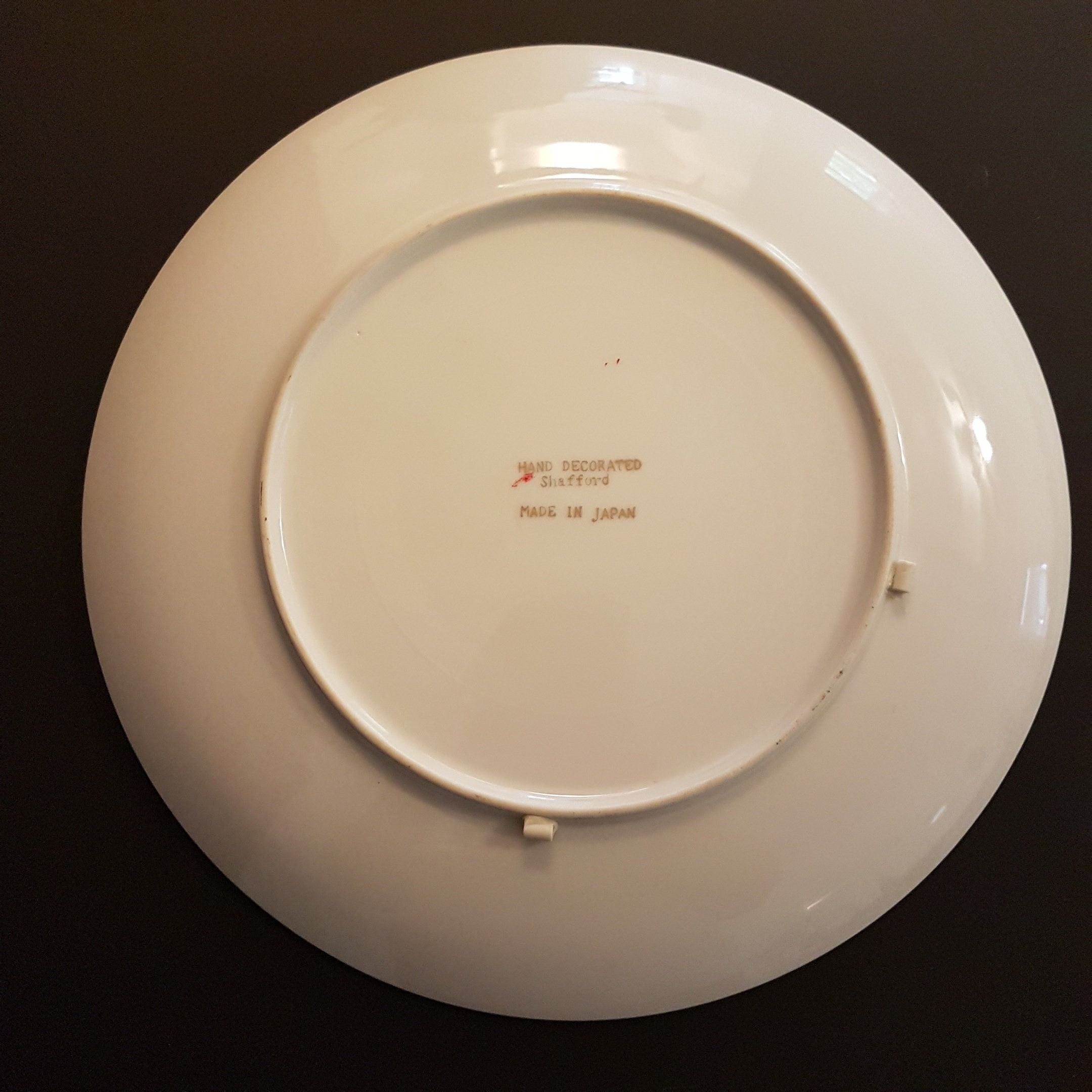 Shafford Japan Hand Deoorated 10.25 Decorative Plate, Yellow Rose, Pink ...