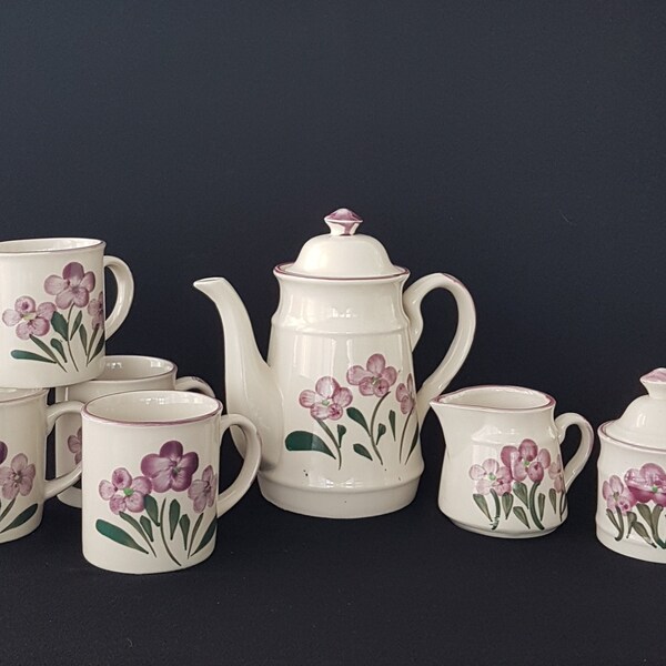 Stoneware Tea Set - Etsy