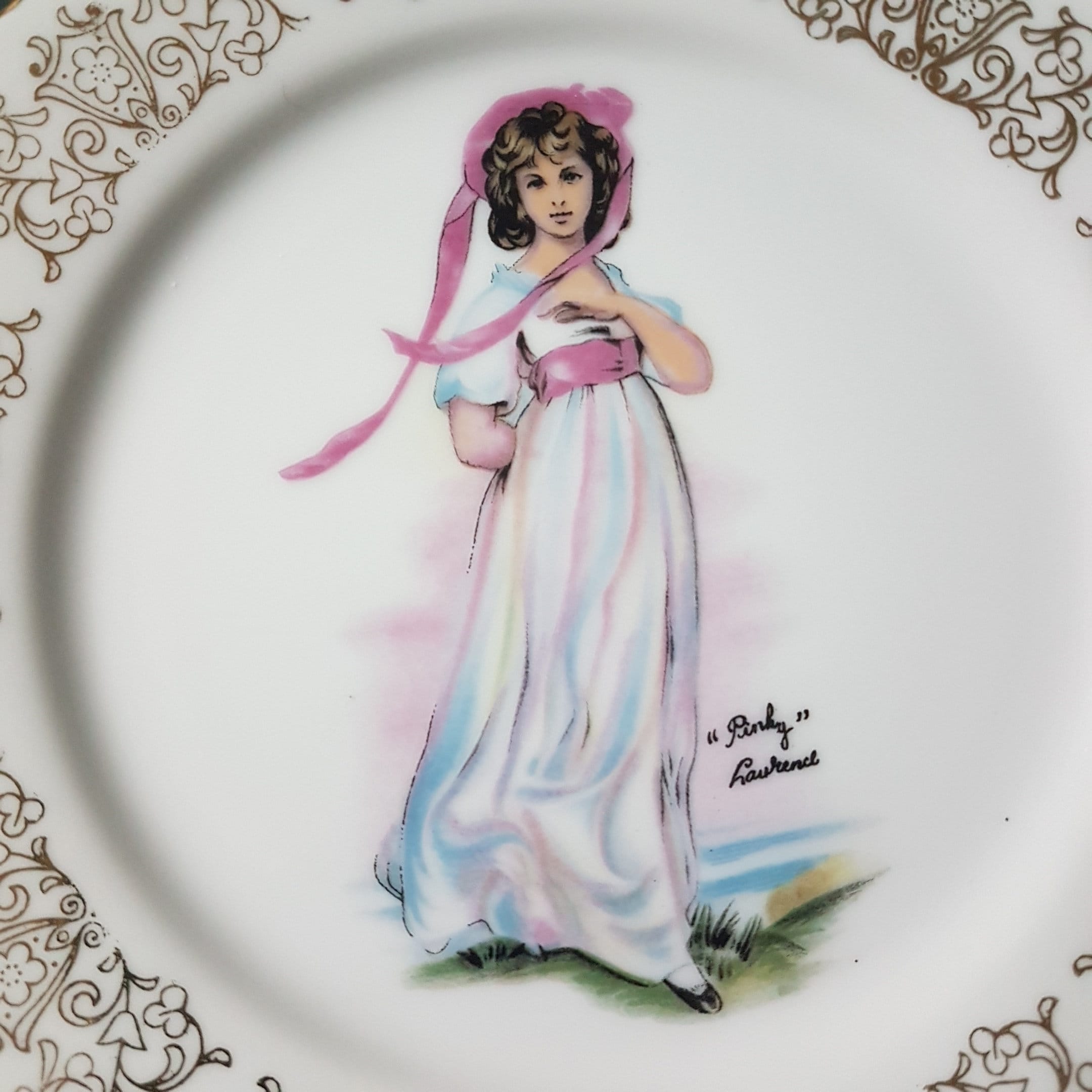 Gainsborough Blue Boy and Pinky Girl Plates, 8 Inch Decorative Wall ...