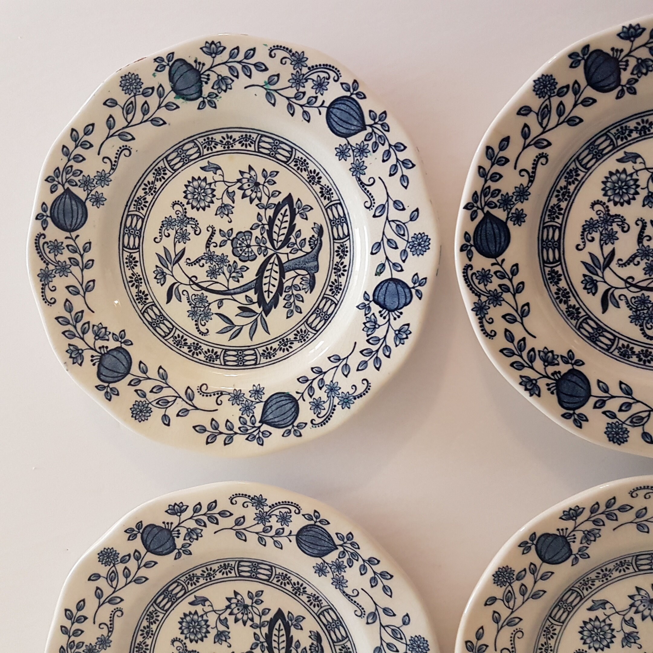 Wedgwood Blue Onion 7 Side Plates, Set of 3, Exclusively For Longine's ...