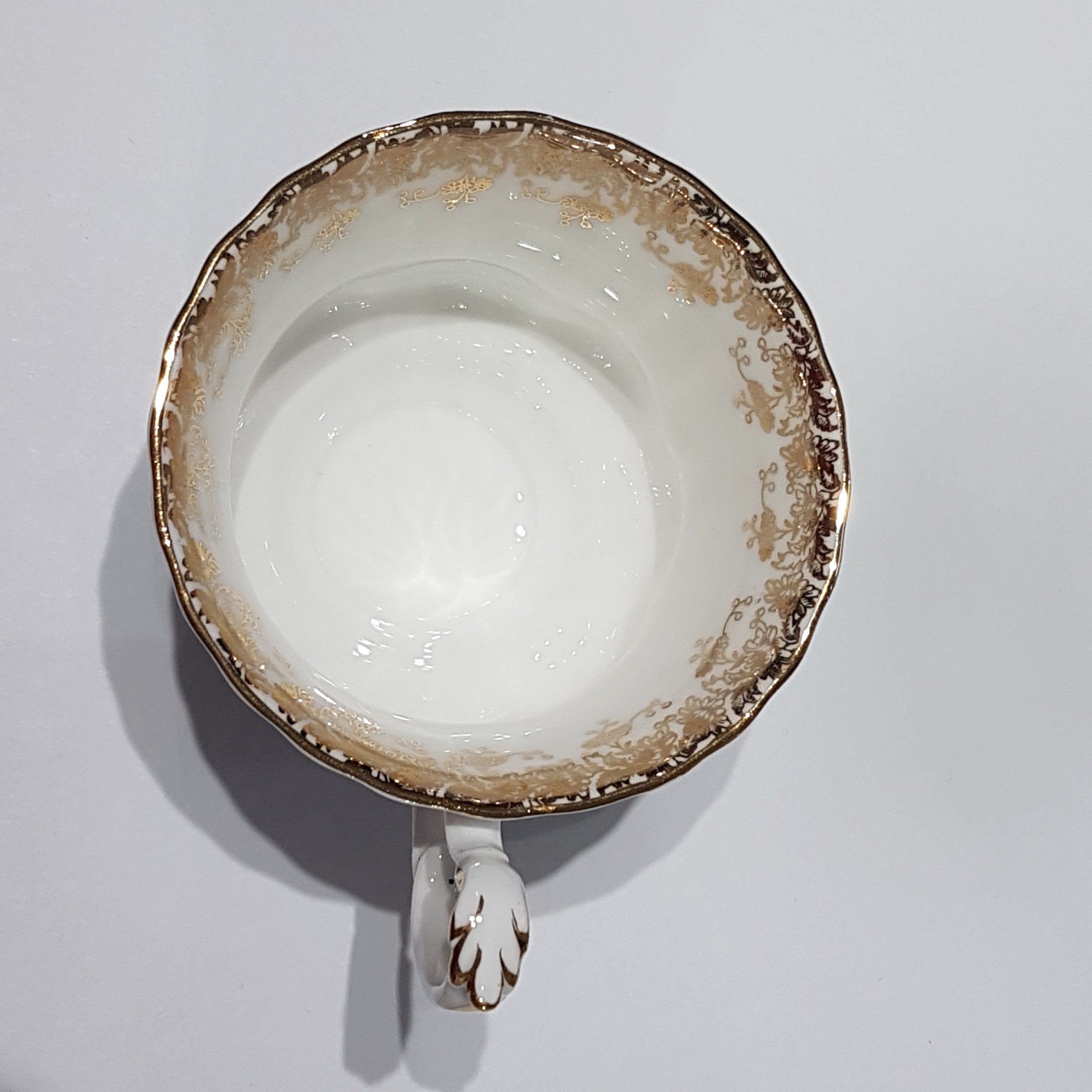 Royal Albert Regal Series, Pattern 4396 Teacup, Royal Blue, Gold Gilded ...