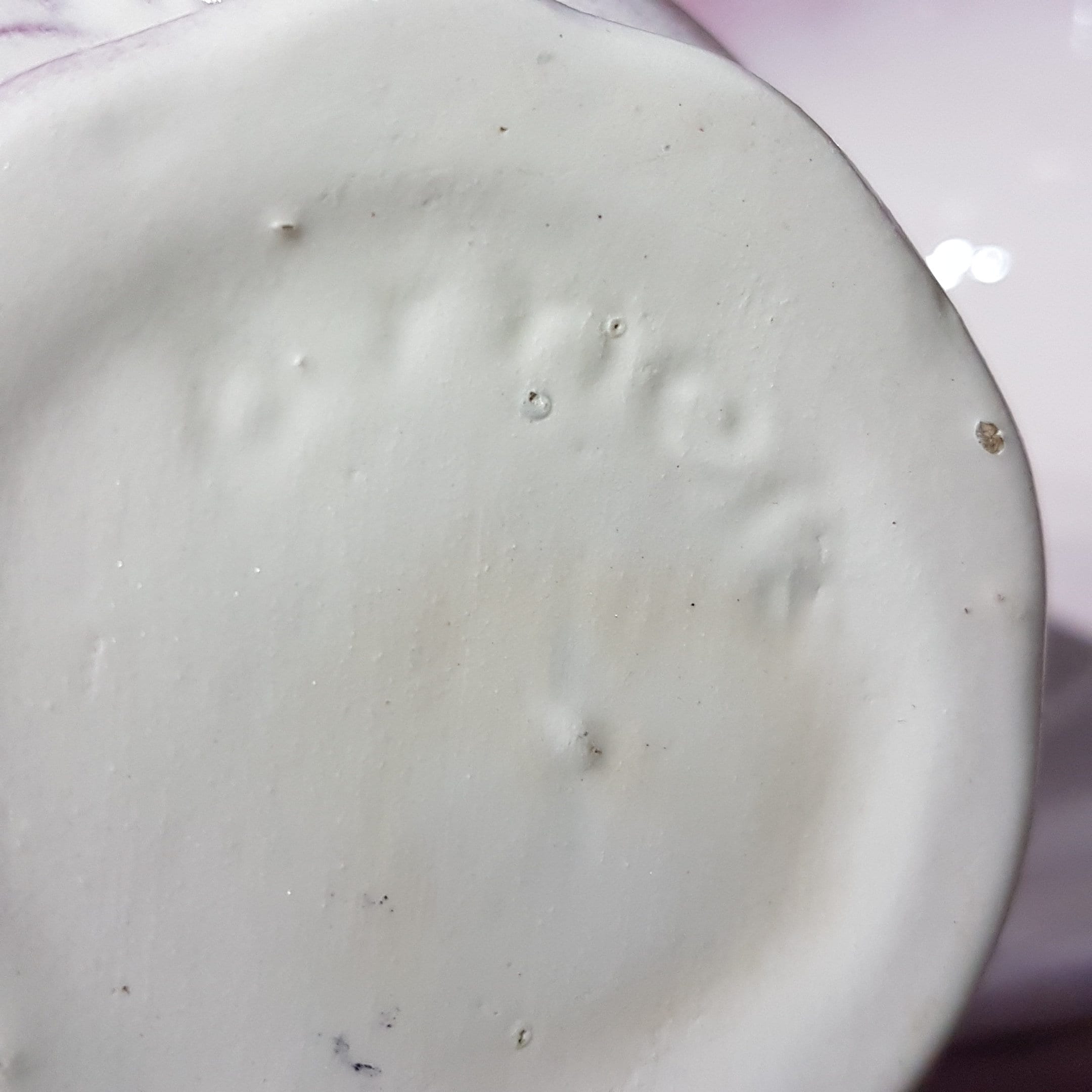 Vintage Arner's Ceramic Purple Violets Floral Pitcher & Basin Set ...