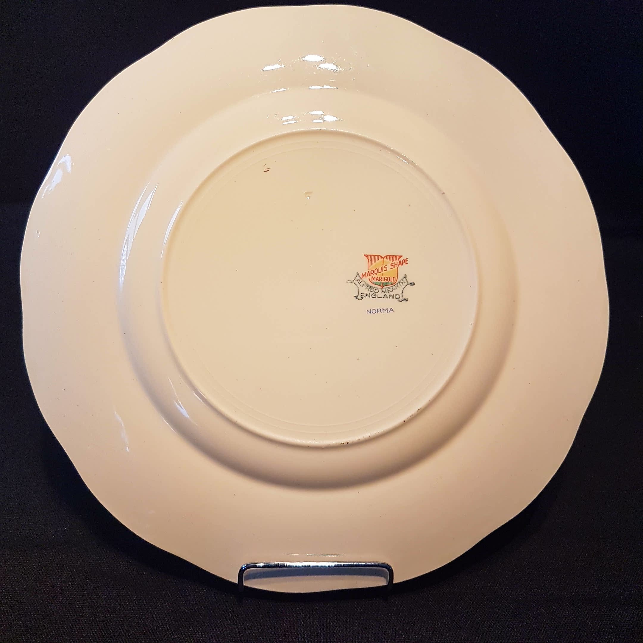 Set of 12 Vintage Dinner Plates, Alfred Meakin NORMA Pattern Marquis ...