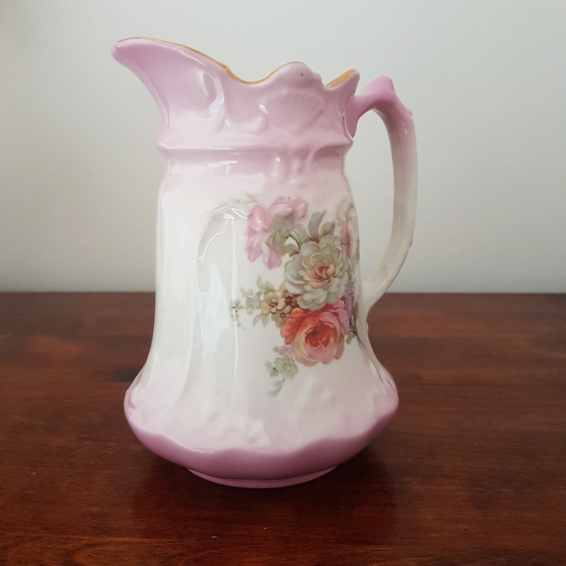 Vintage James Kent Old Foley KNT6 Water Pitcher Vase, English Ironstone ...