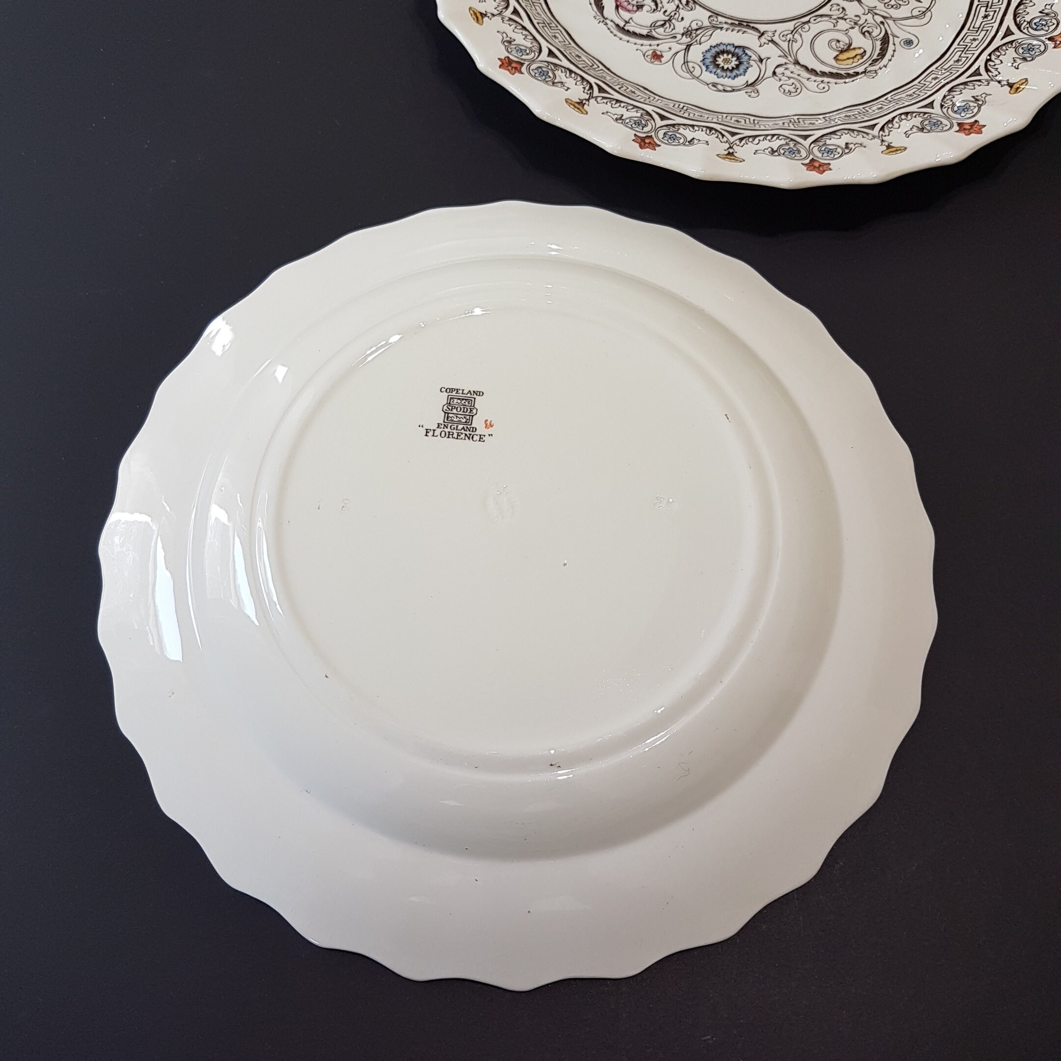 Vintage Copeland Spode FLORENCE 10.5 Dinner Plate Set of 3, Pattern 2/ ...