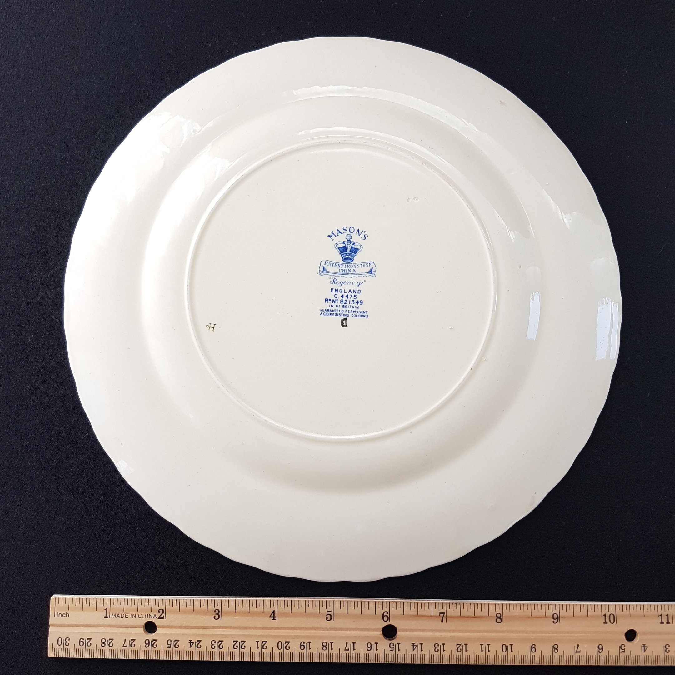 Vintage Masons Regency PLANTATION COLONIAL Ironstone Dinner Plate, 10.5 ...
