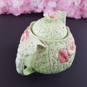 Mid-century Melba Ware Green Floral Majolica Vintage Teapot - Etsy