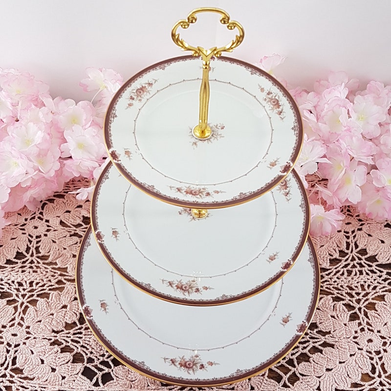3 Tier Cake Stand - Etsy