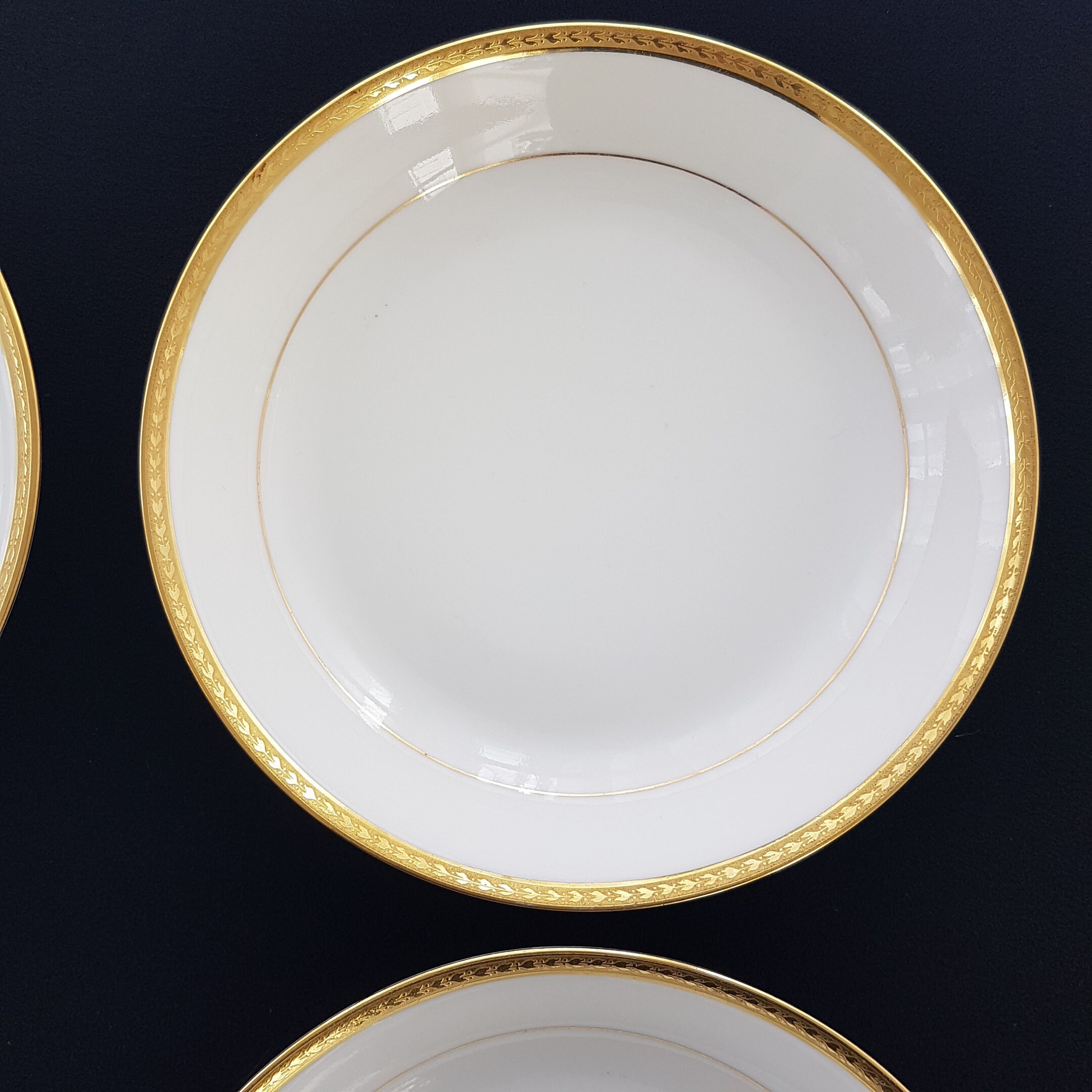 Limoges Elite Works Shallow Soup Bowls, Set of 6, Pasta Bowls, Antique ...
