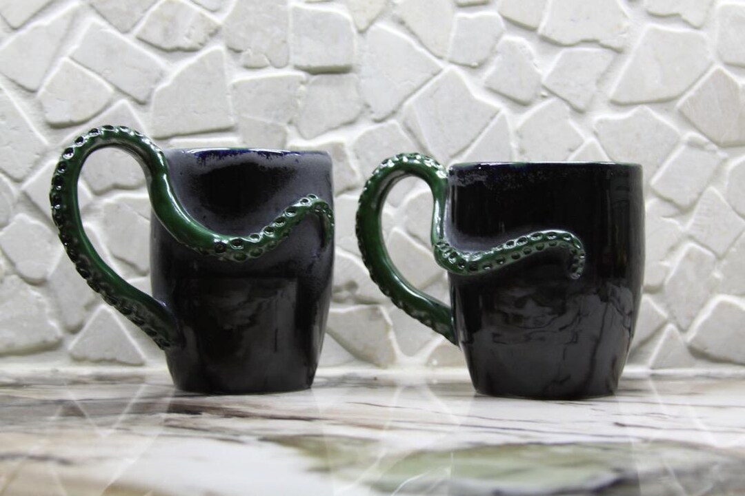Couple's Octopus Mugs - Etsy
