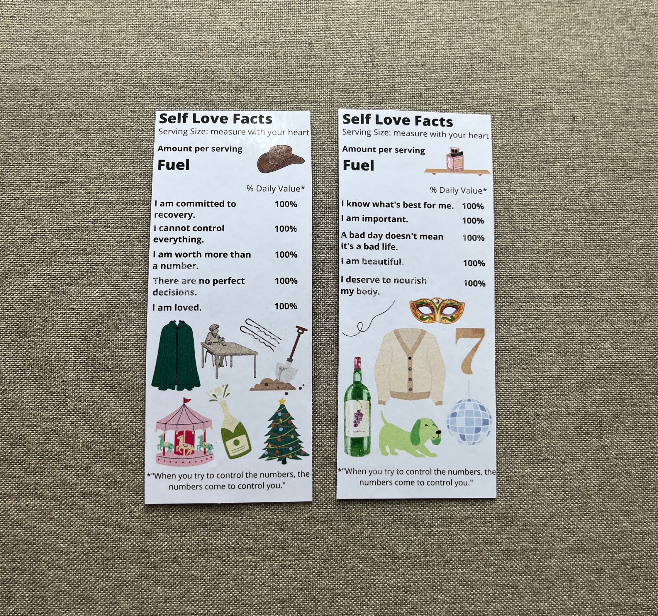 Eras Taylor Swift Nutrition Label Cover Stickers for Eating Disorder ...