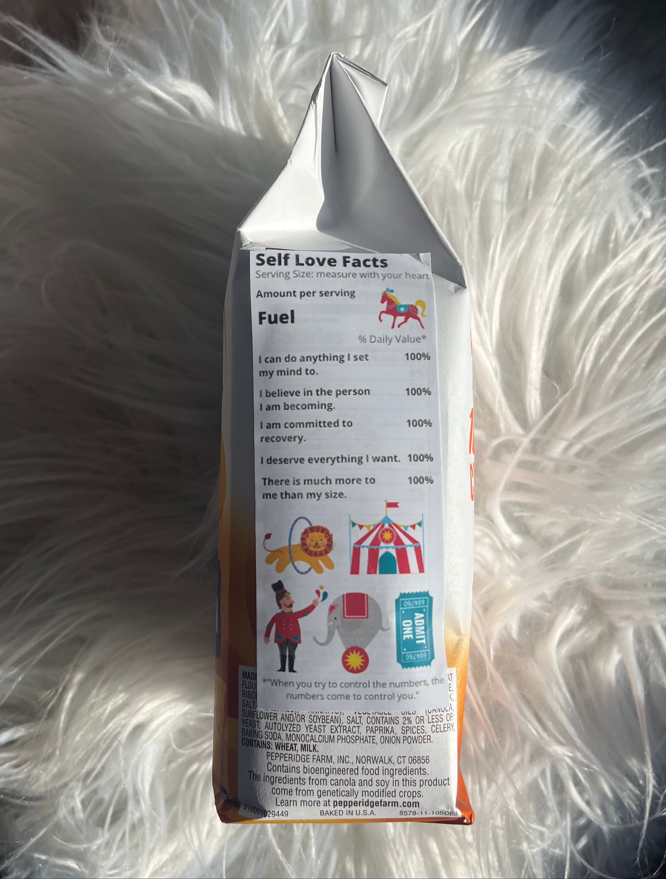 Nutrition Label Cover Stickers: for Eating Disorder Recovery to Hide ...