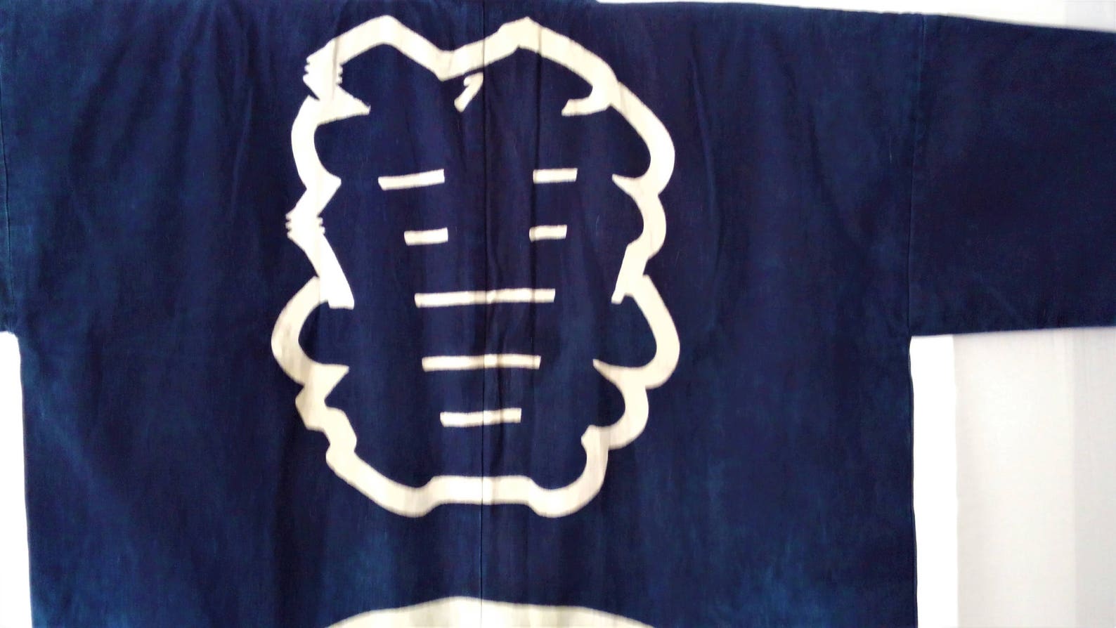 Vintage Japanese Cotton Festival Jacket, Unisex, Plant Indigo Dyed ...