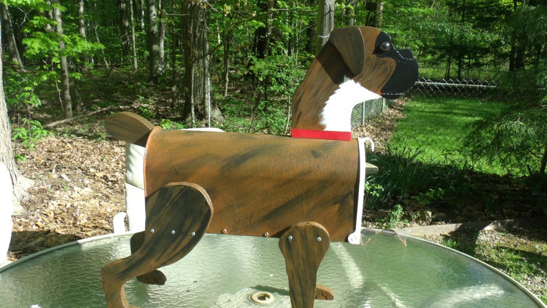 Jake Brindle Boxer Mailbox | Etsy