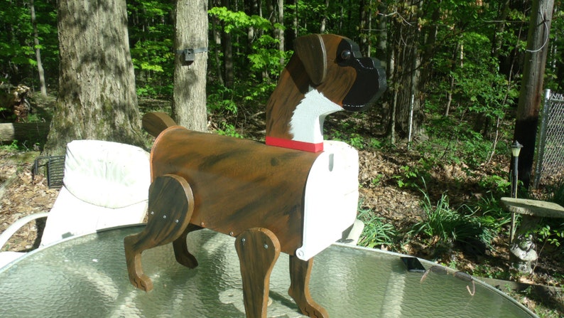 Jake Brindle Boxer Mailbox | Etsy