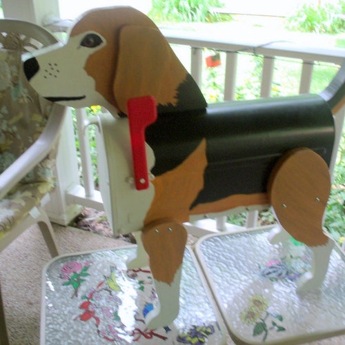Beagle Mailbox Unique Dog Mailbox PP006 - Etsy