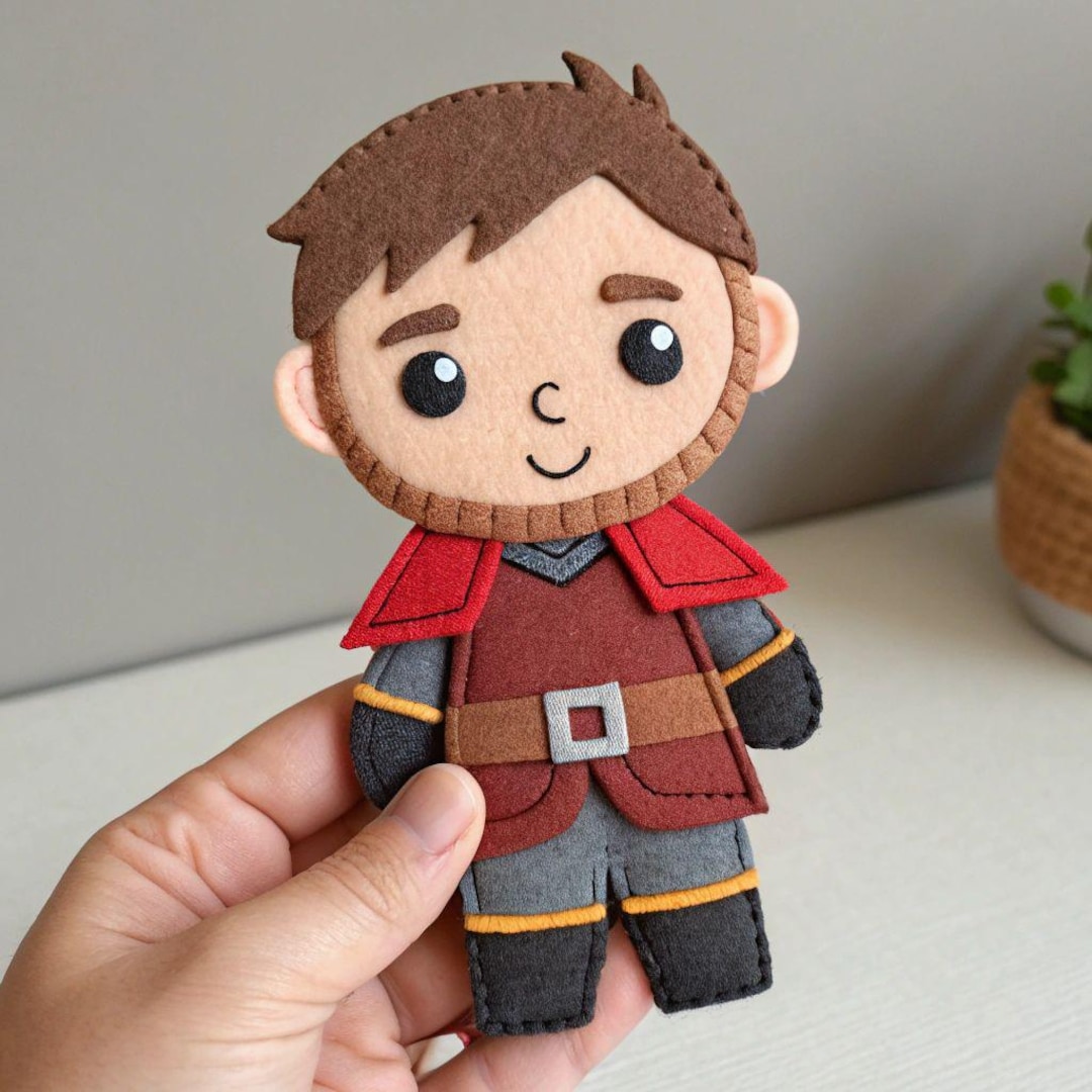 Felt Knight - Small Sewing Project, Plushie Pattern - Etsy
