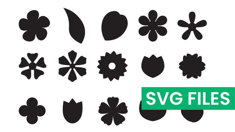 Floral SVG Bundle 2 – Flower Vector Shapes for Cricut and DIY Projects ...