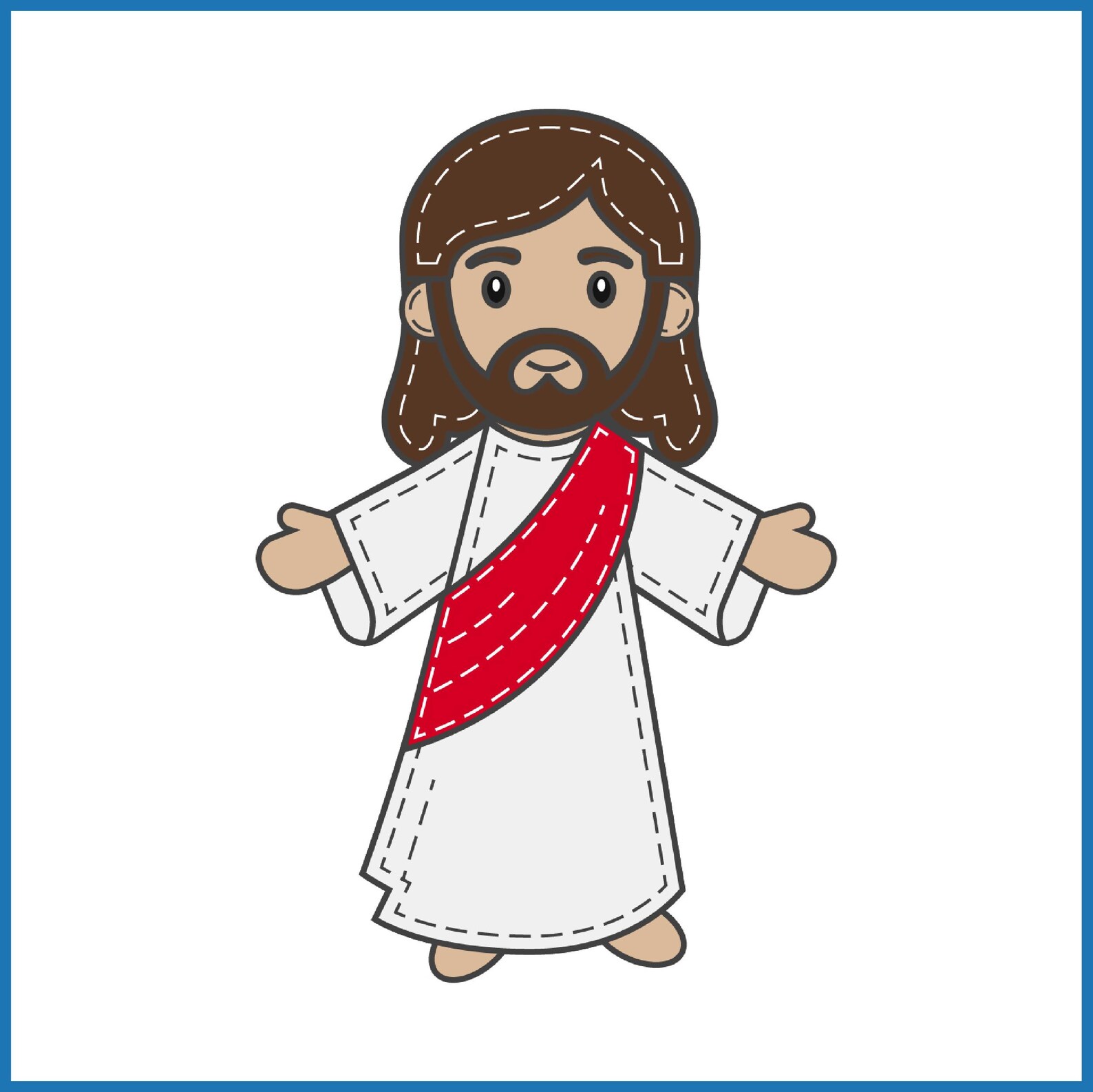 Felt Jesus - Small Sewing Project, Plushie Pattern - Etsy