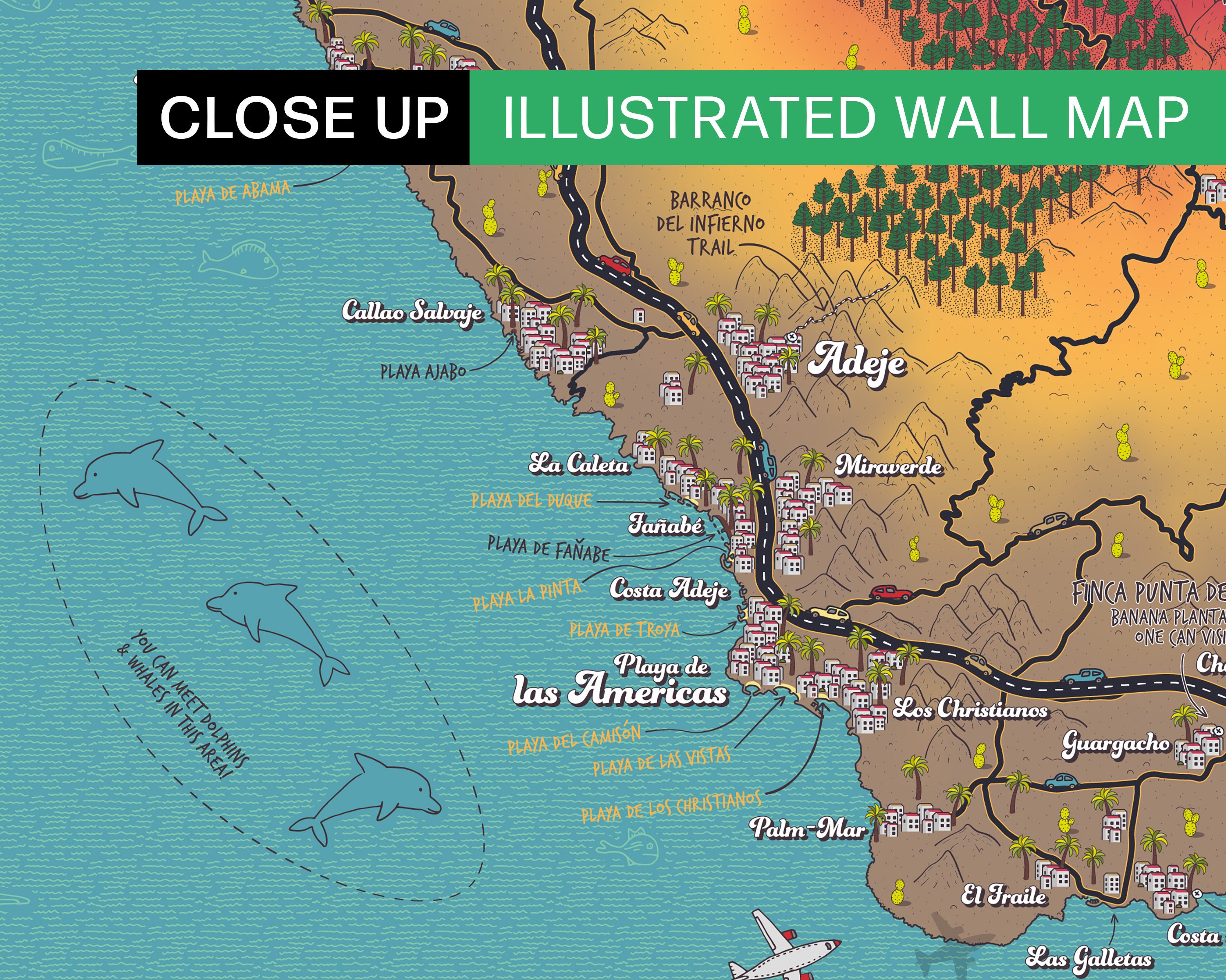 Tenerife Print, Tenerife Wall Art, Tenerife Poster, Tenerife Photo ...