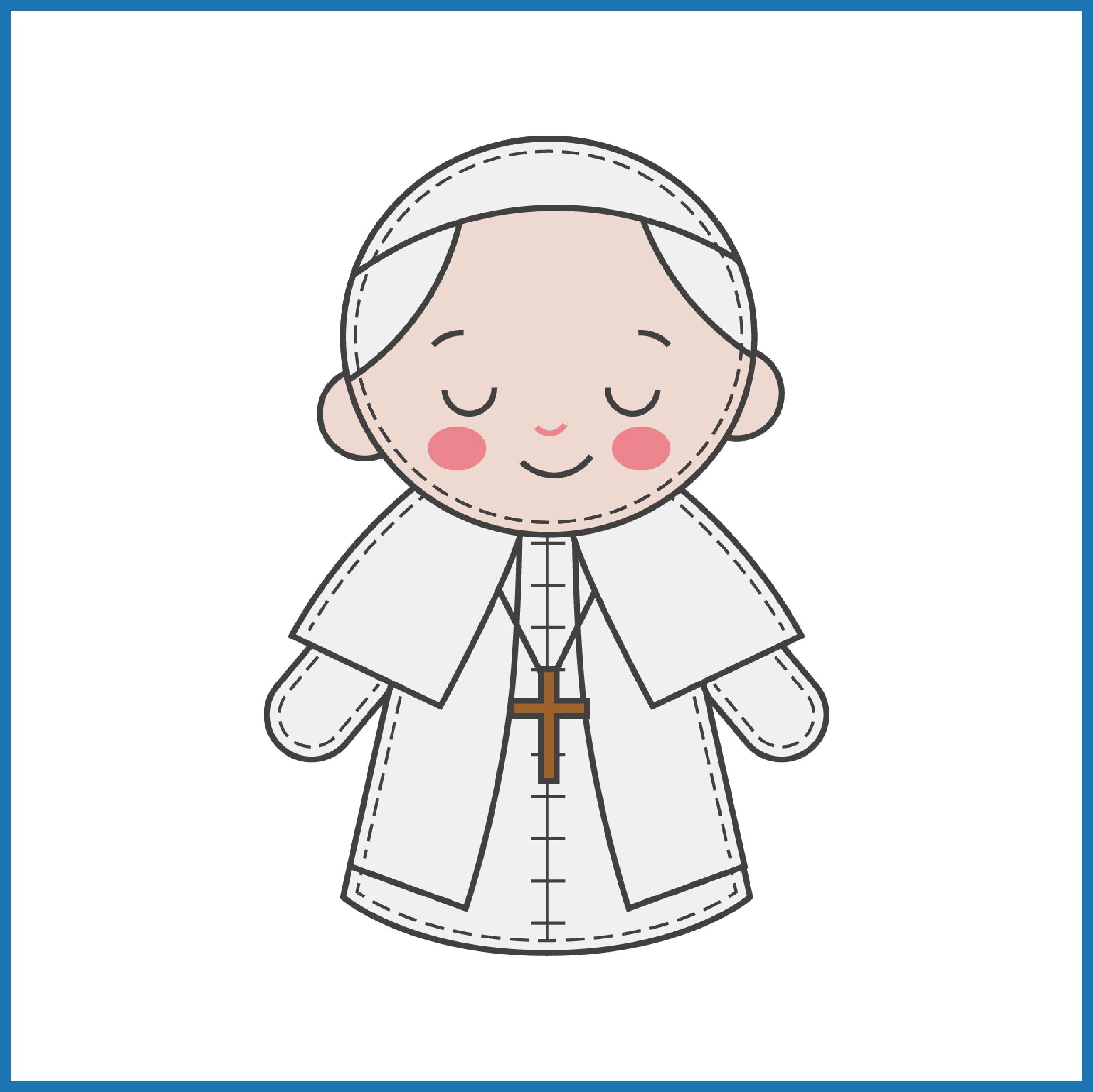 Pope John Paul II - Small Sewing Project, Plushie Pattern - Etsy