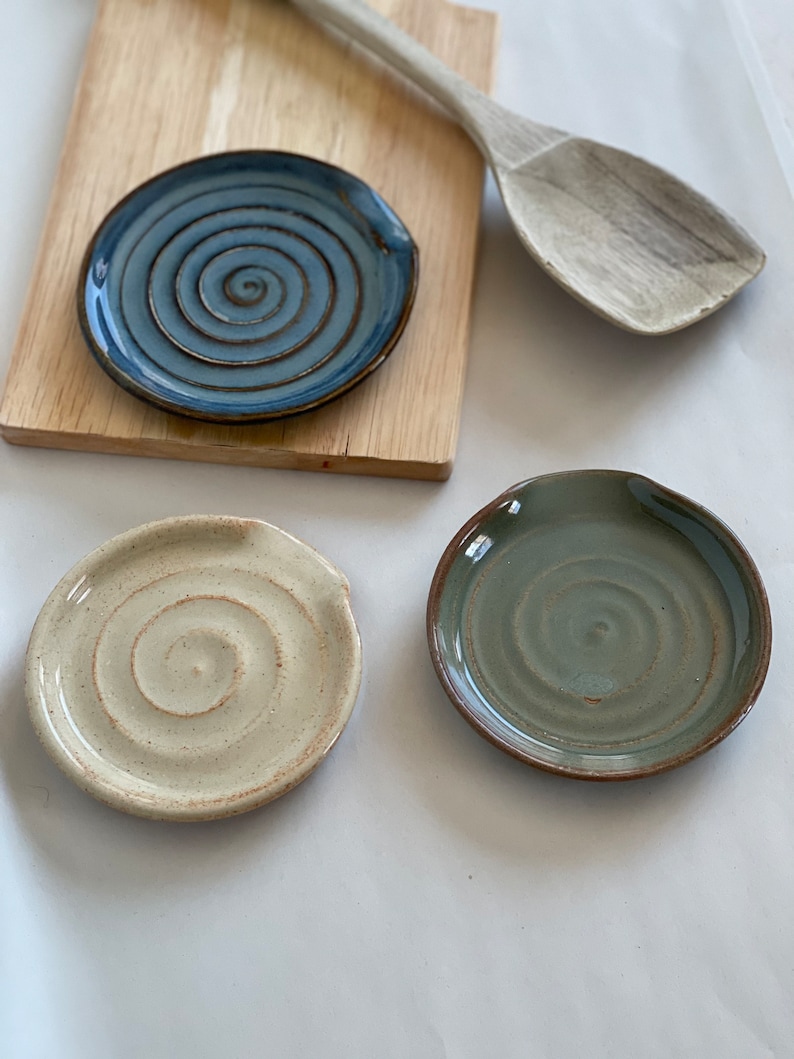 Ceramic Spoon Rests - Etsy