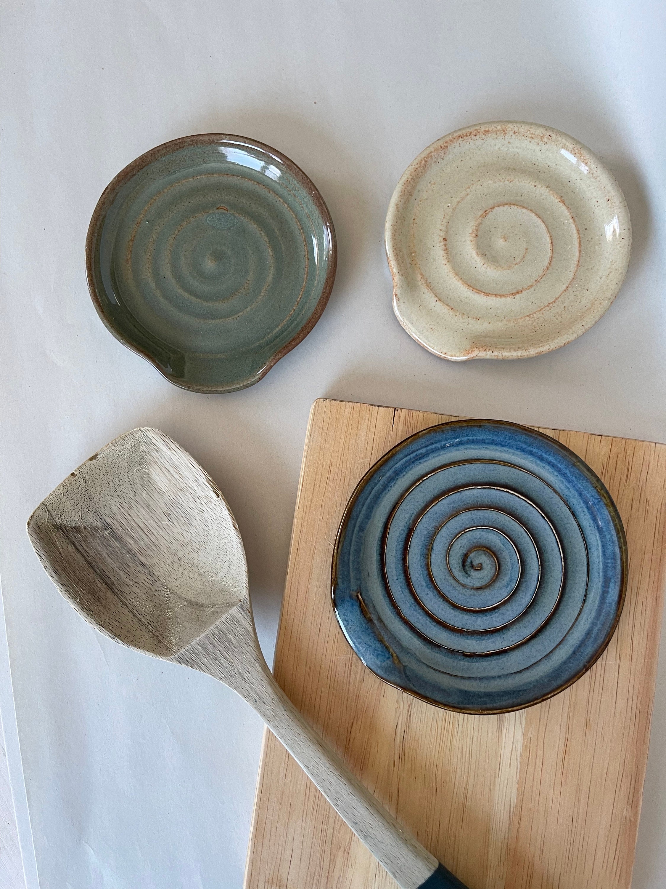 Ceramic Spoon Rests - Etsy