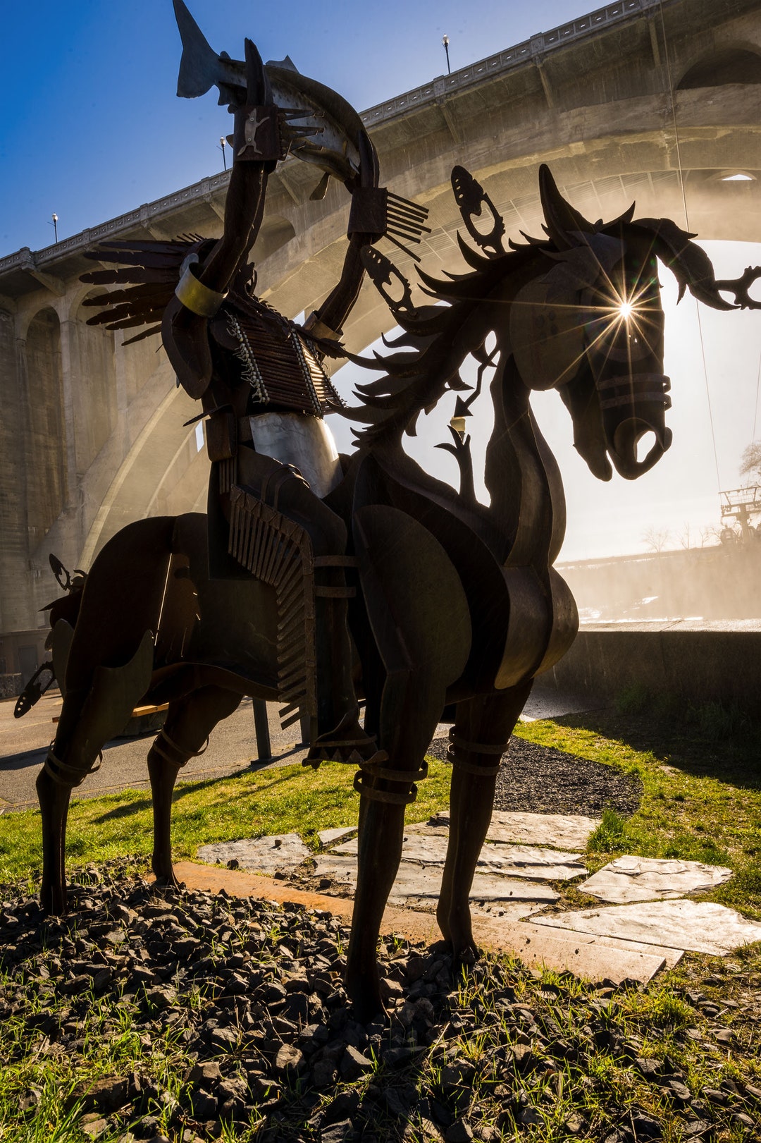 Spokane Metal Sculpture -spokane Photos -photography Prints -landscape ...
