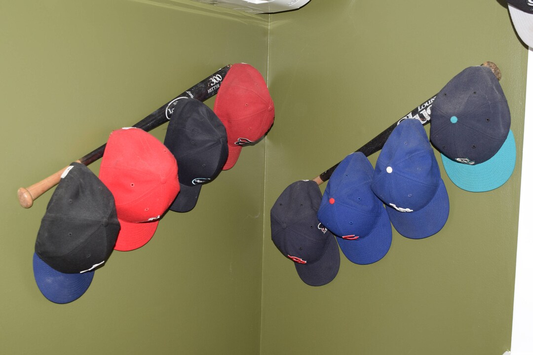 Unique Use Your Cracked or No Longer Used Bat. Baseball Bat Hat Rack ...