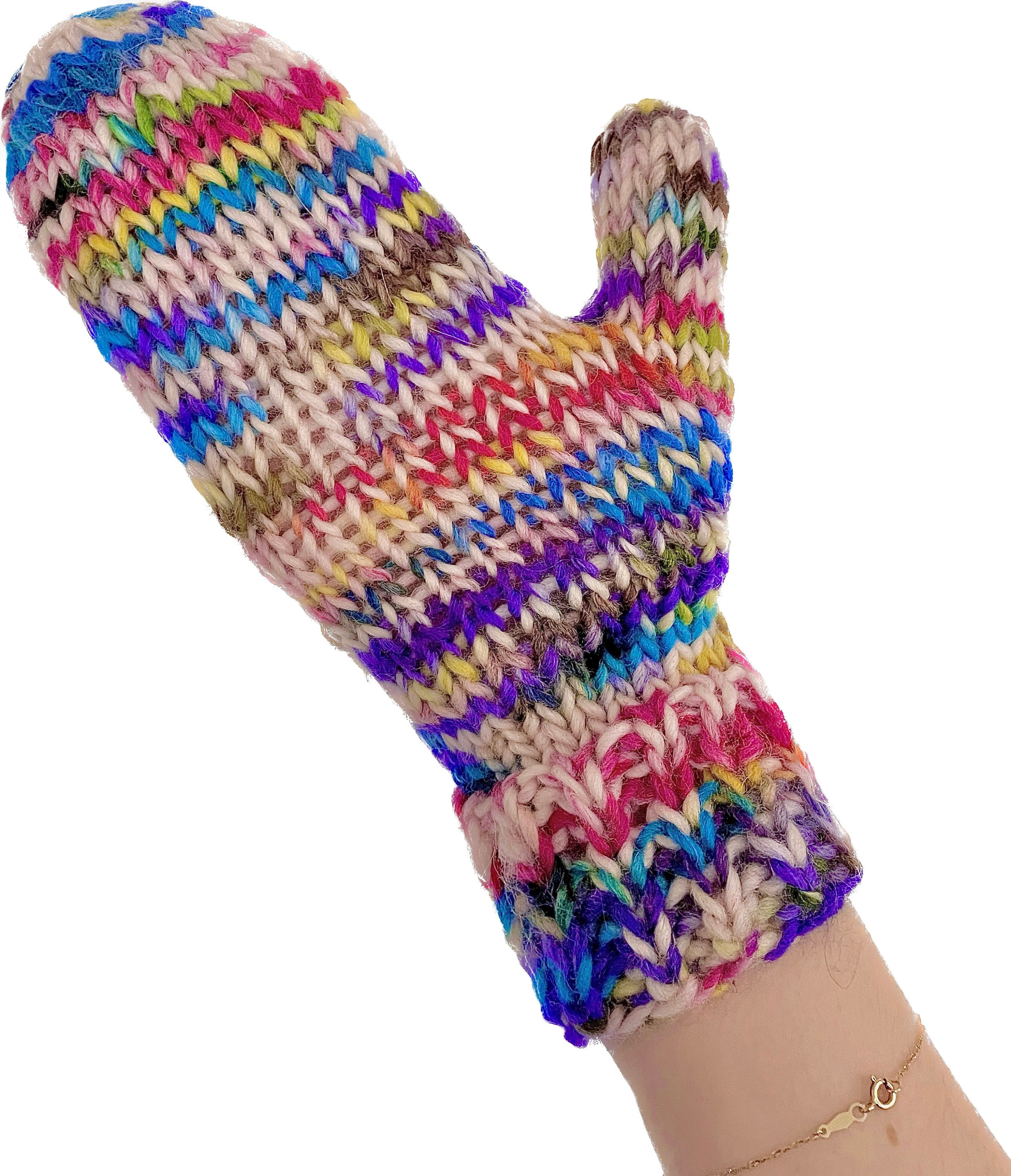 Bulky Easy Mittens Knitting Pattern Beginner Mittens Heavy Worsted ...