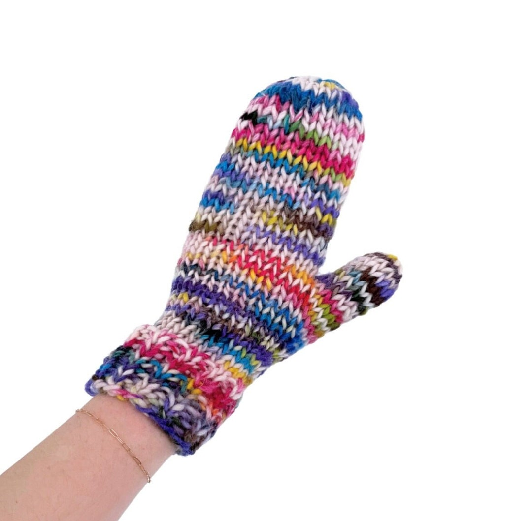 Bulky Easy Mittens Knitting Pattern Beginner Mittens Heavy Worsted ...
