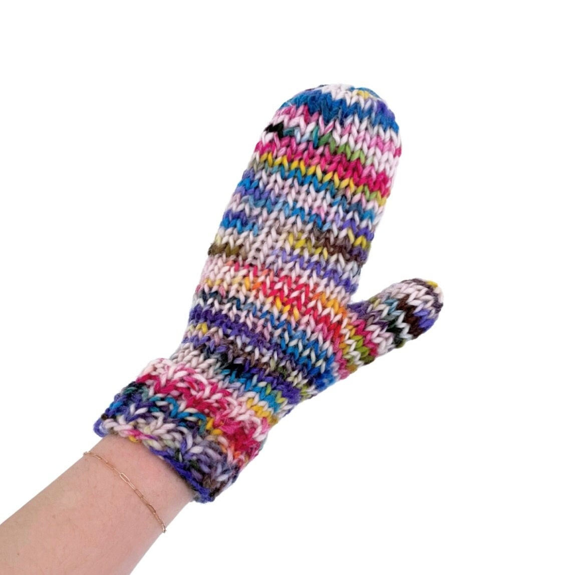Bulky Easy Mittens Knitting Pattern Beginner Mittens Heavy Worsted ...