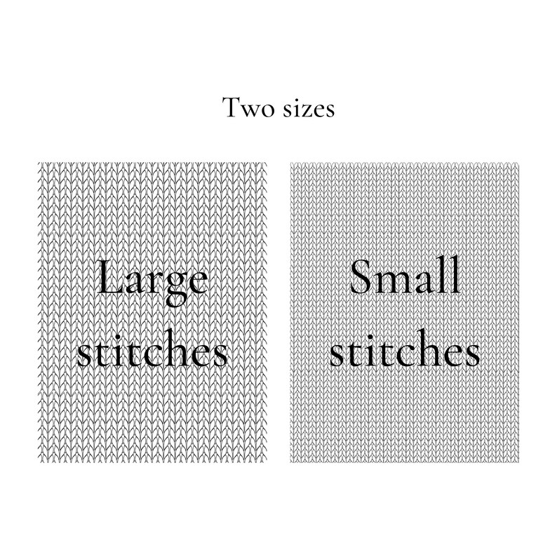 Knit Stitch Blank Printable Graph Paper Blank Knitting - Etsy