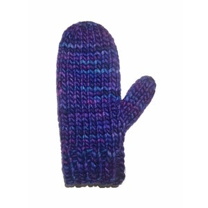 EASY BULKY MITTENS | My First Super Bulky Easy Mittens Knitting Pattern ...