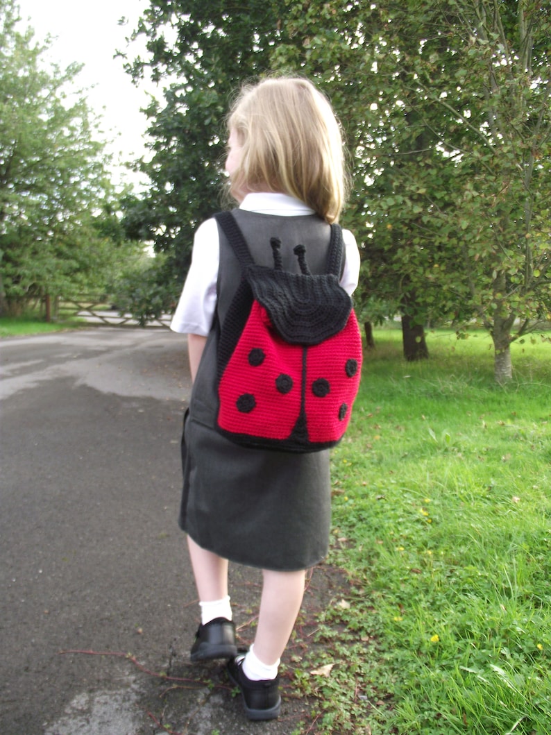 Ladybird Backpack PDF Pattern - Crochet Pattern - Ladybug Bag ...