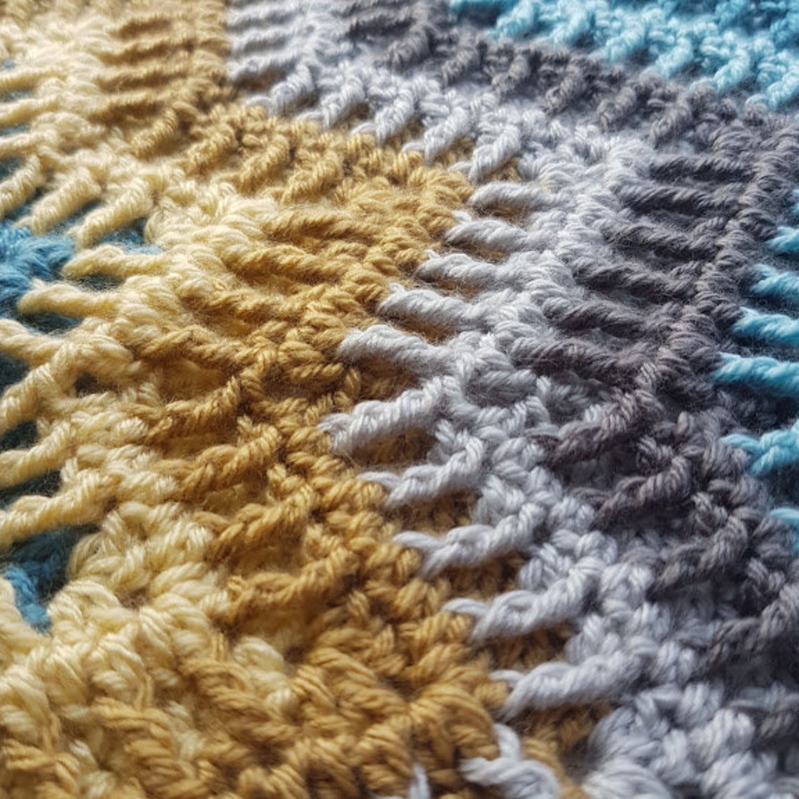 Mystical Star Blanket - Crochet Pattern - Star Blanket - UK Terms - PDF ...