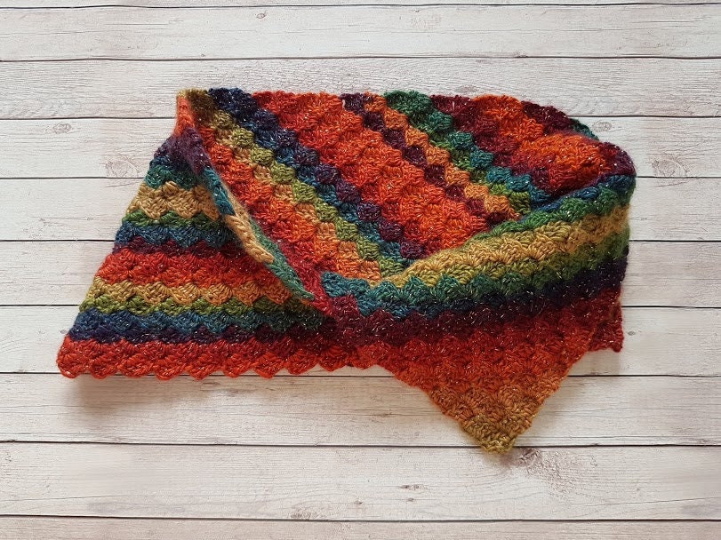 Corner 2 Corner Collar Cowl - Scarf - Crochet Pattern - Printable PDF ...