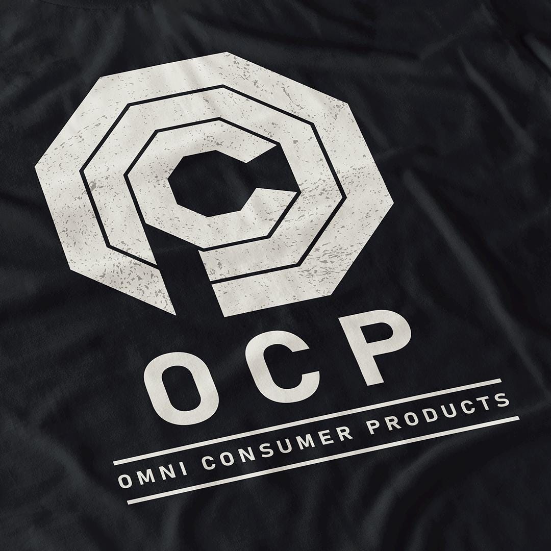 OCP T-shirt: Robocop Omni Consumer Products, 80s Sci-fi Movie Tee - Etsy