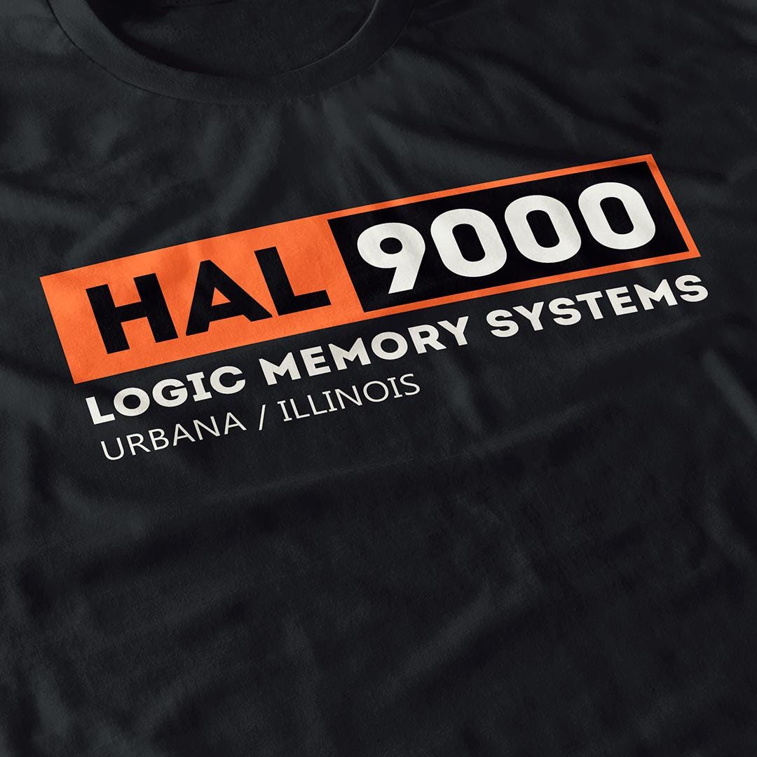 Hal 9000 Logic Memory Systems Shirt - Sci-fi Movie Inspired Tee - Etsy