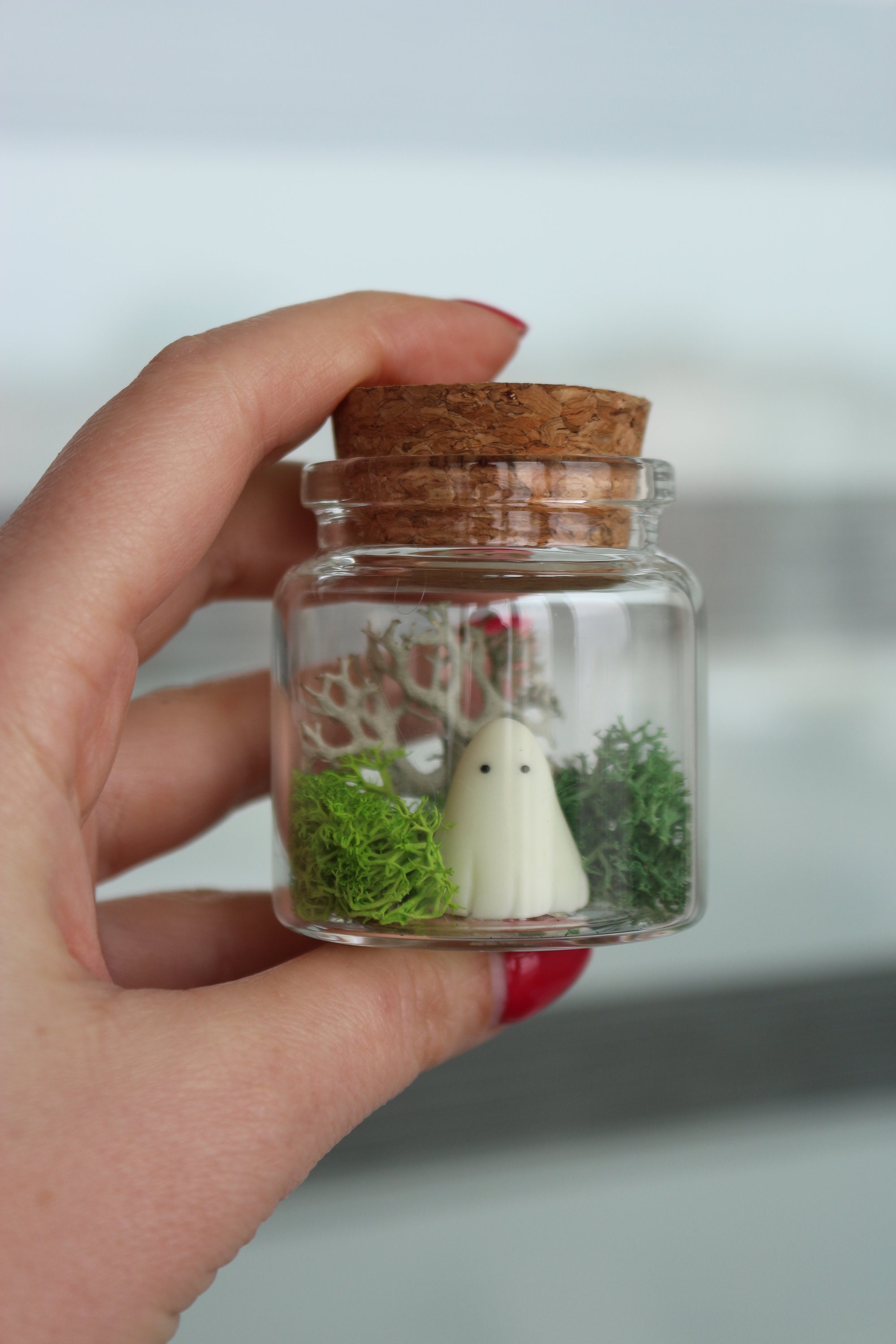 Ghost in a Jar, Pet Ghost in Bottle, Spooky Decor, Halloween Gift - Etsy